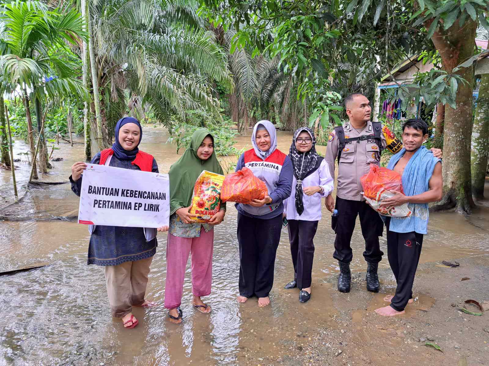 Tanggap Banjir di Inhu, Pertamina EP Lirik Salurkan Bantuan Bahan ...